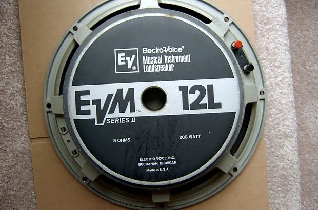 Electro-Voice EVM 12L - 1x12 and 4x12 - (1980s) IR's by ...