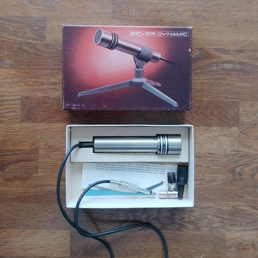 Beyerdynamic M 550 LM Dynamic Microphone 1970s, West Germany - IR Pack ...