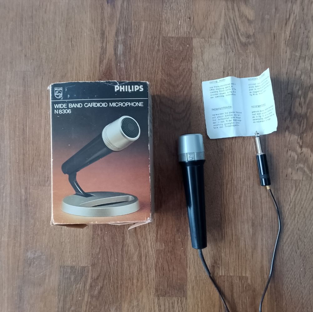 Philips N8306 Dynamic Microphone 1969, Netherlands - IR Pack Featuring ...