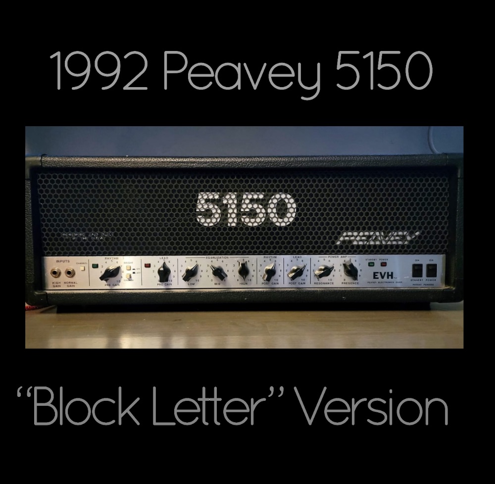 Peavey 5150 Block NAM Profiles by @treblecrossstudios · TONE3000