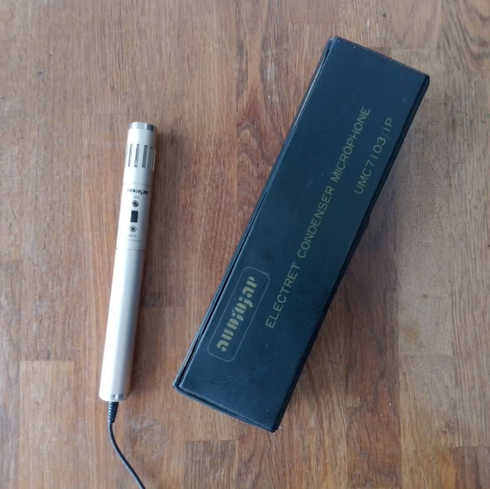 Audiojap UMC7103/1P Electret Microphone 1980s, Japan - IR Pack ...
