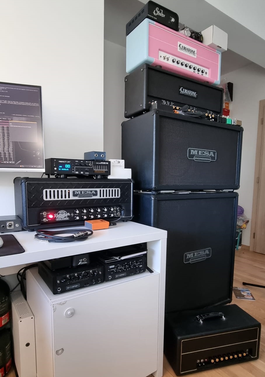 Mesa Boogie Badlander Rectifier 100W EL34 (Lehle P-SPLIT III reamp) NAM ...